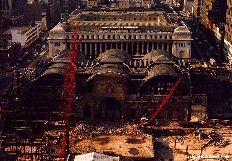 New York - History - Geschichte: The Demolition of the Pennsylvania ...