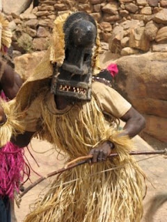 Dogon Ritual Mask Dance of Mali, West Africa