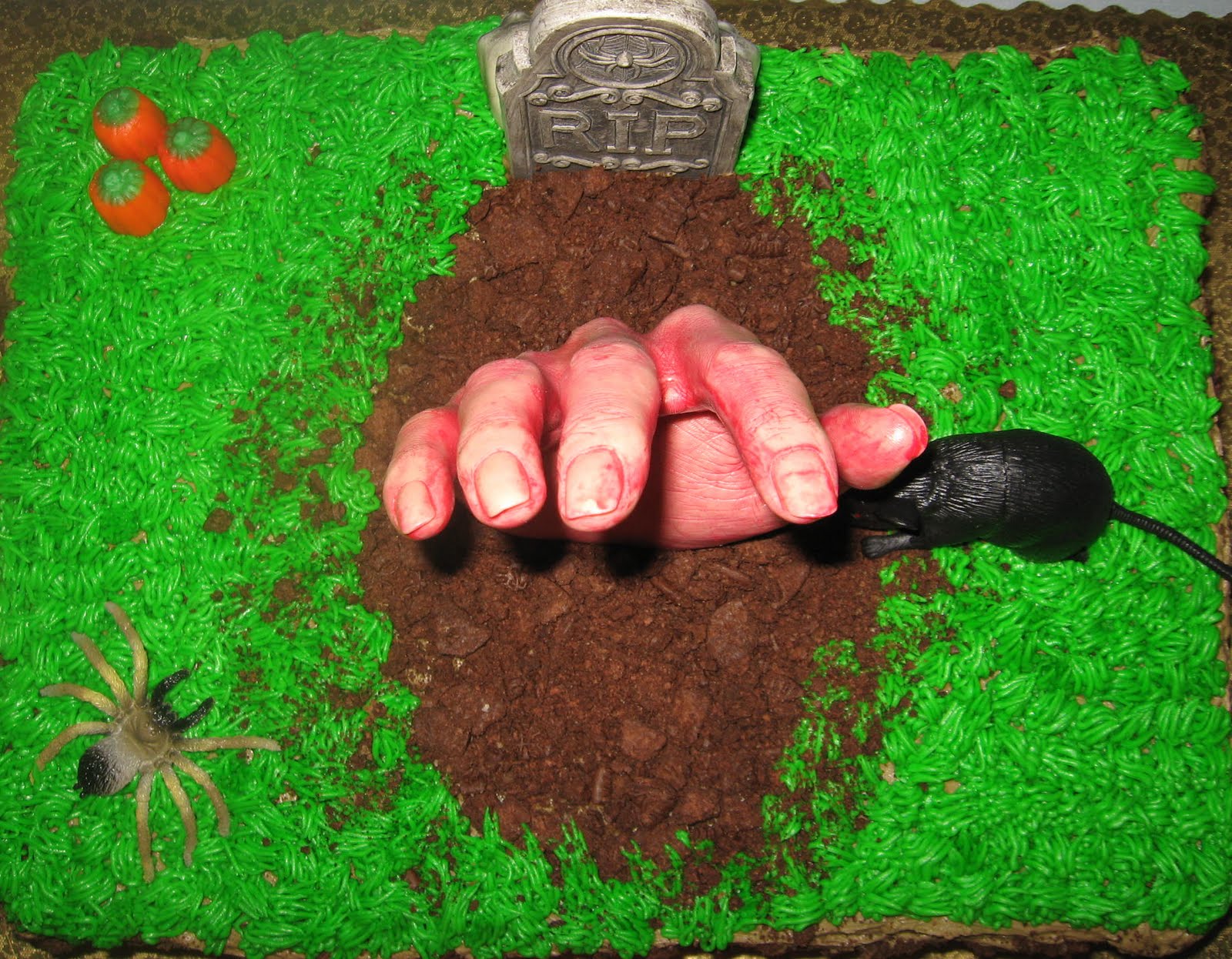 My Life as a MOM: Buried Alive Hand Cake 10/4/10
