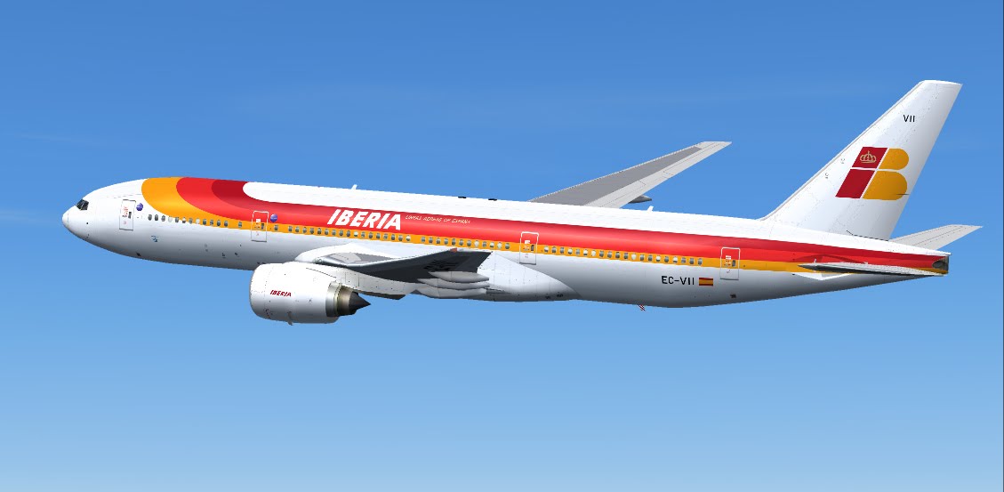 xudeva.blogspot.com: Iberia Boeing 777-256