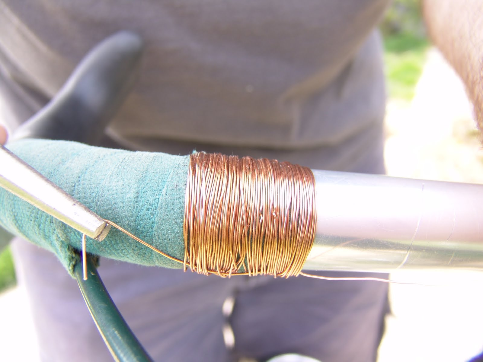 Copper wire handlebar twine – Bike Tinker