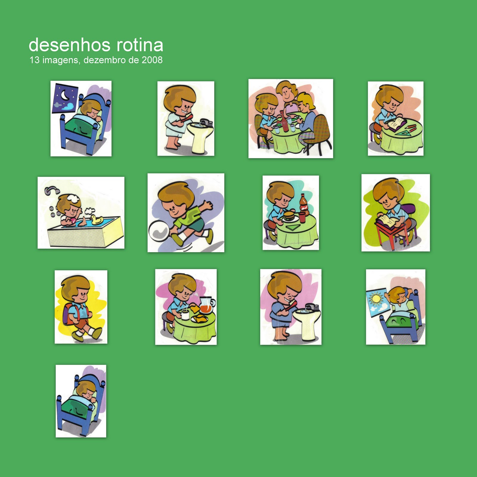 ...cantinho da @rletecs!!!: Quadro da rotina do dia!!!