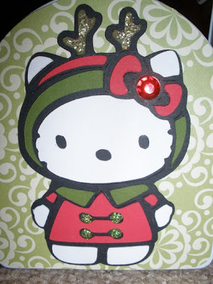 Paper Crafts by Candace: Hello Kitty Christmas Mailbox