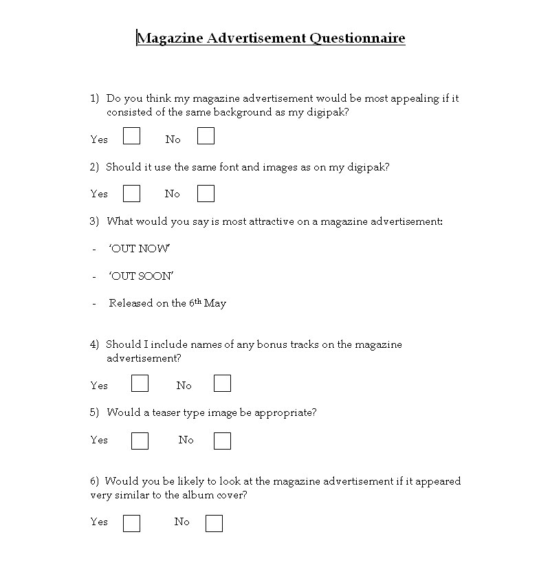 Laura Fredericks Advanced Media Portfolio: Magazine Advertisement ...