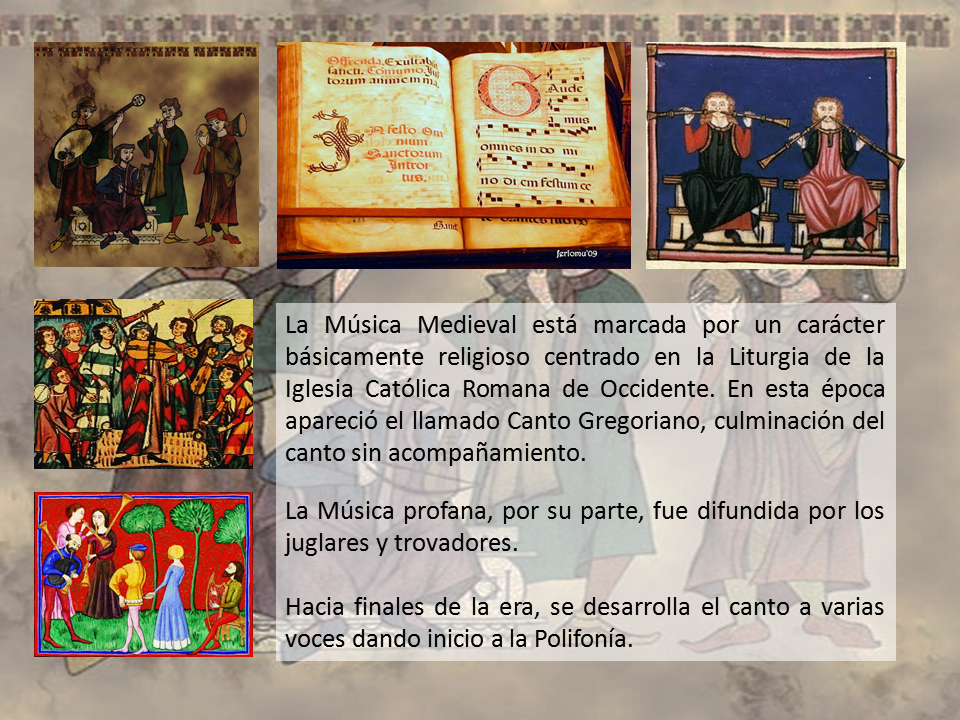 Apreciación Musical: LA MÚSICA MEDIEVAL