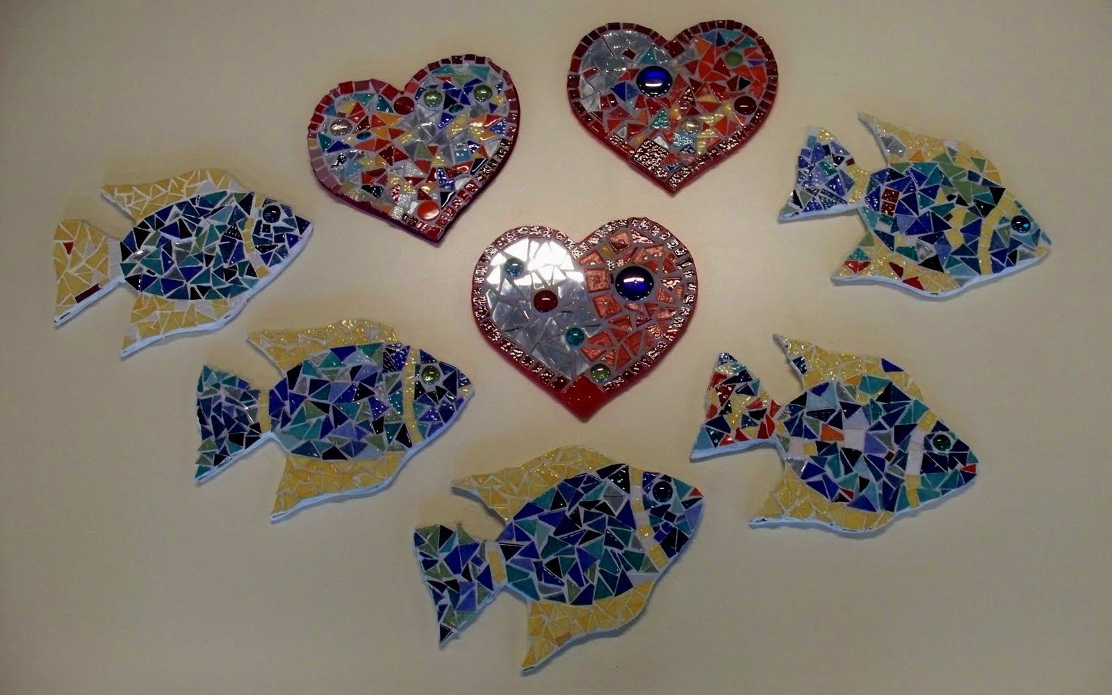 mosaics: ENFANTS, élèves : quelques réalisations