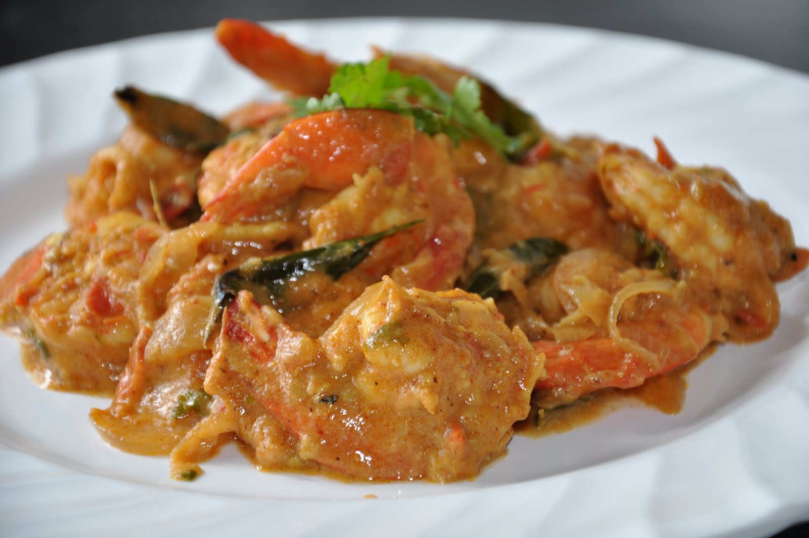 Served with love: Spicy Prawn Curry