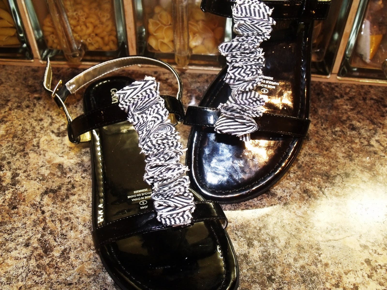 "wearing our hearts on our sleeves": DIY: Ruffle Shoes