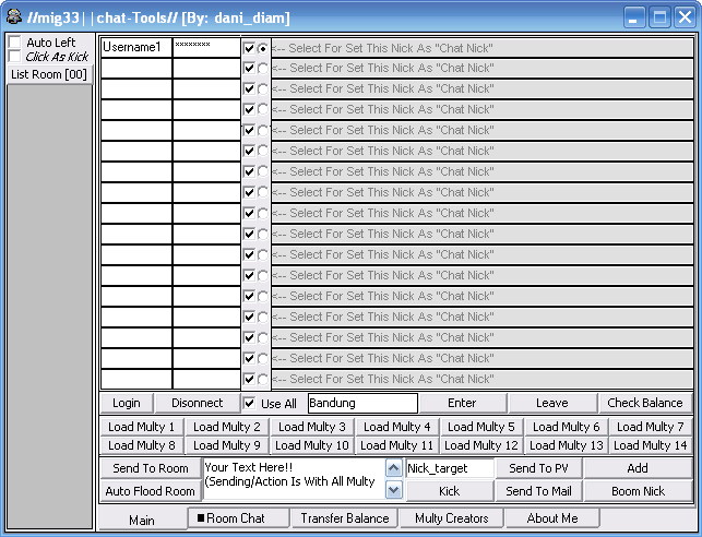 mig33wars: برنامج متنوع خدمى وفلود ايضا ودخول نكات Mig33 Chat Tools