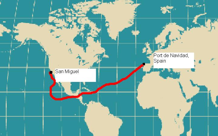 The Journey of Juan Rodriguez Cabrillo: September 28th, 1542: Land Ho!