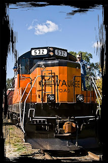 Eye of the Big Dog: Train in Metamora, Indiana