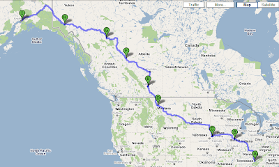 Alcan Highway Map Images