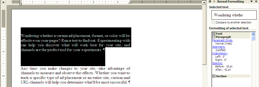 Paragraph Formatting: Tab Stops, Line Spacing, Paragraph Spacing