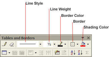 Applying Borders and Shading