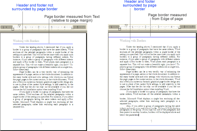 Applying Borders and Shading