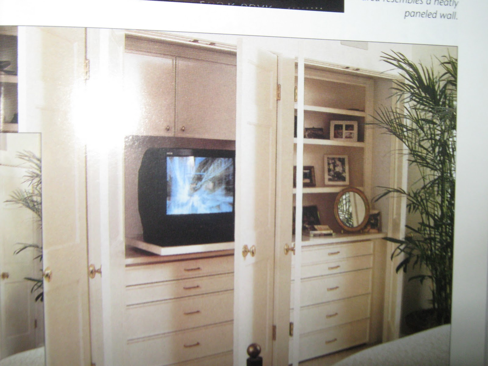 FERNANDEZ CABINET: IDEA DE CLOSET CON GAVETERO ESPACIO PARA TELEVISION ...