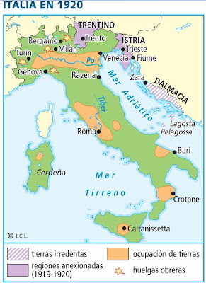 Historia del Mundo Contemporáneo: Italia en 1920