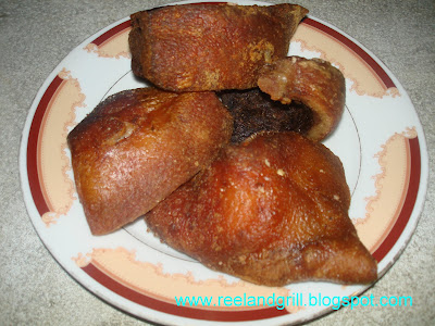Reel and Grill: Crispy Ulo ng Baboy (Crispy Deep Fried Pork Head)