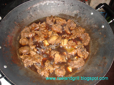 Reel and Grill: Adobong Baka (Filipino Beef Adobo)