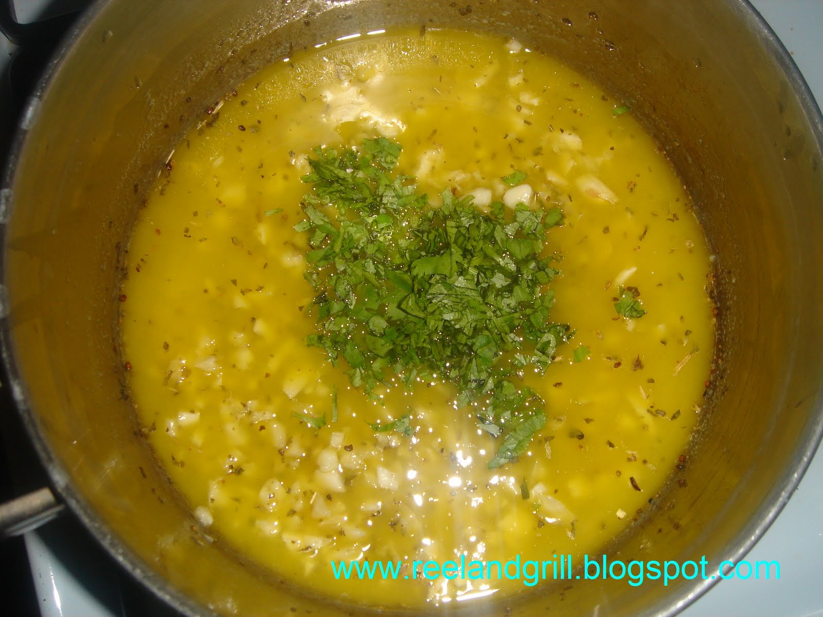 Reel and Grill: Garlic Bread with Real Garlic Bits