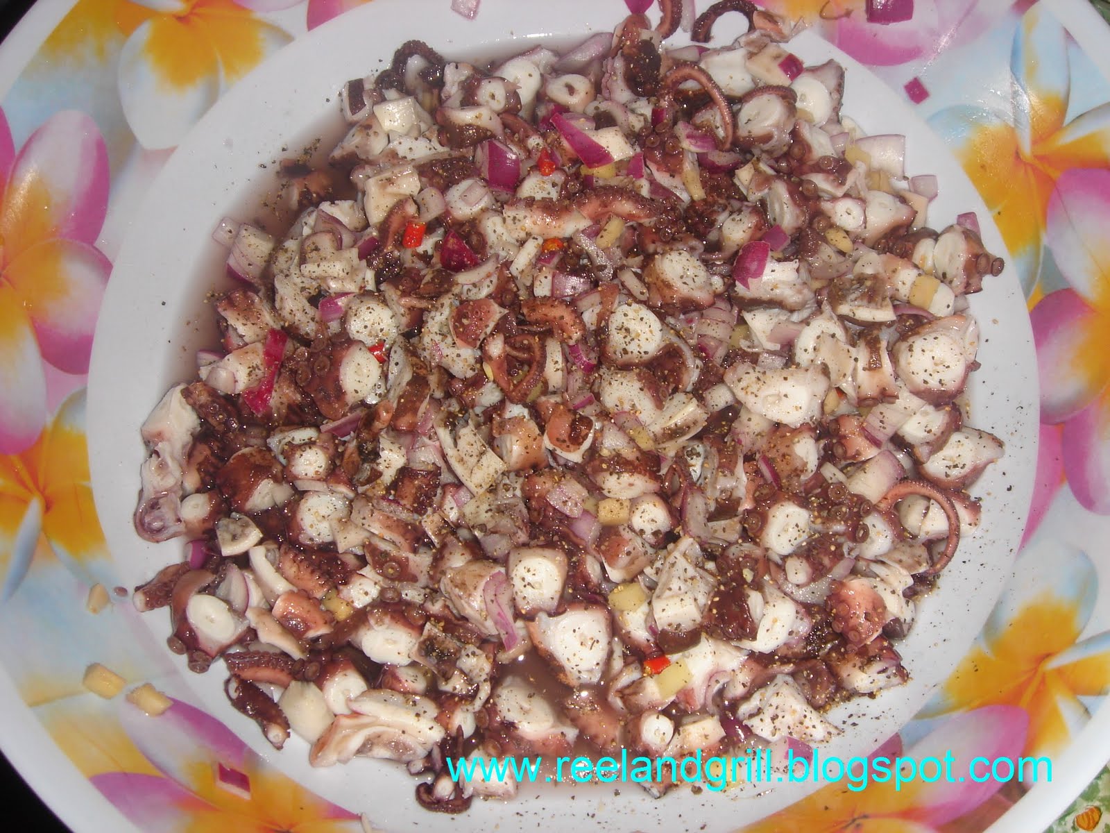 Reel and Grill: Kinilaw na Pugita (Octopus Ceviche)