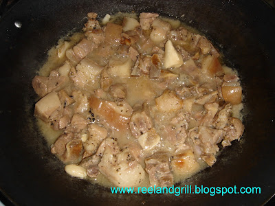 Reel and Grill: Adobong Puti (Blonde or White Pork Adobo)
