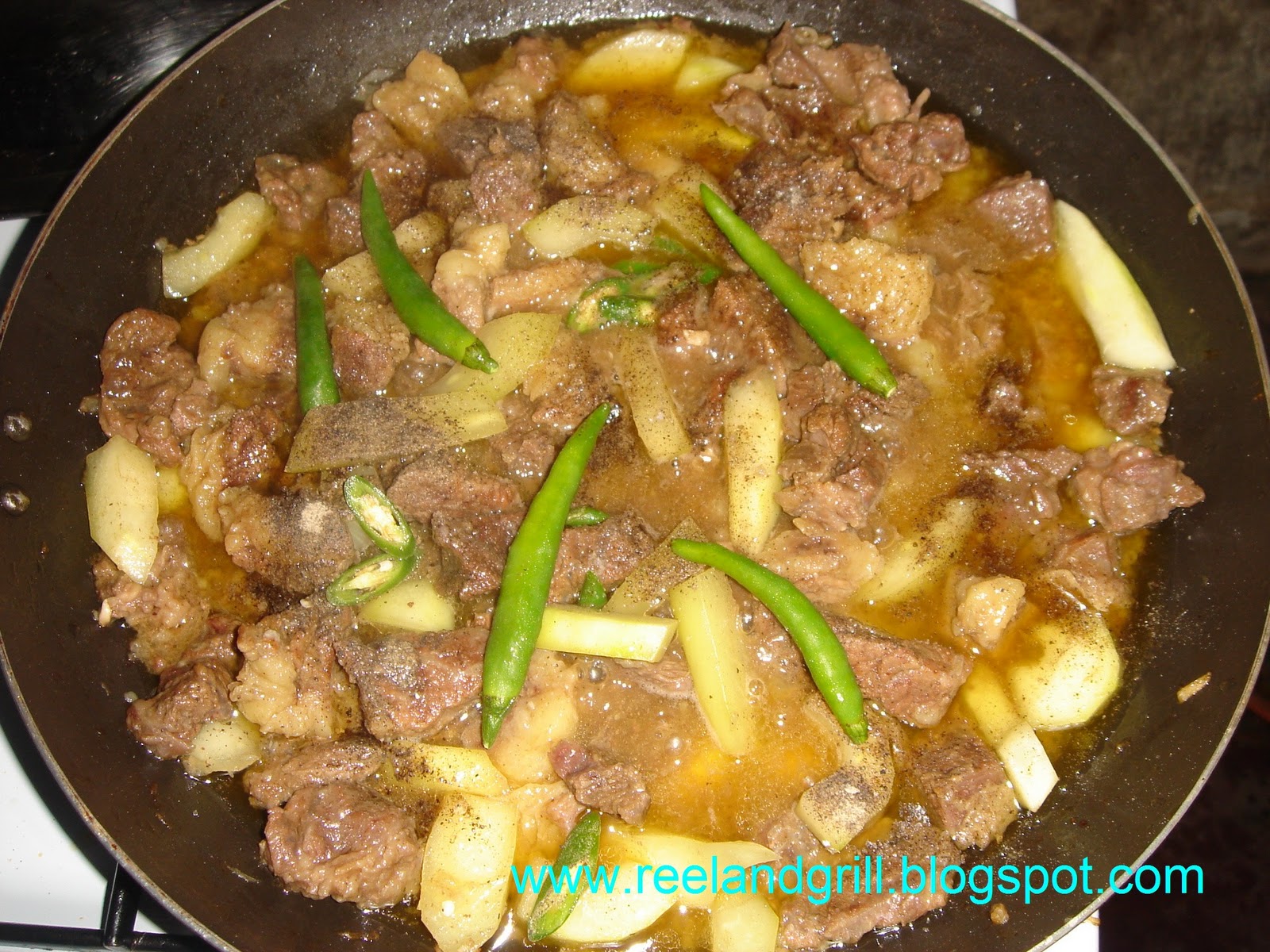 Reel and Grill: Ginataang Kalabaw (Carabeef Cooked in Coconut Milk)