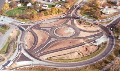 Traffic Circles: NYSDOT at Kingston, NY - Roundabout Primer