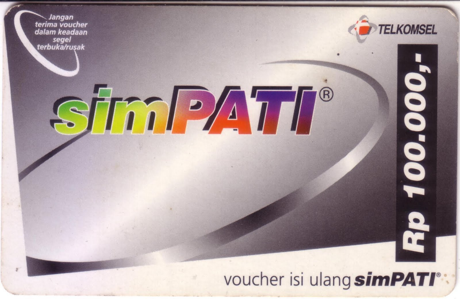 KOLEKSI VOUCHER: Simpati Edisi jadul