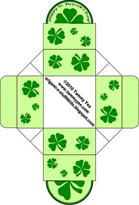 Origami n' Stuff 4 Kids: Saint Patrick's Day Shamrock Box