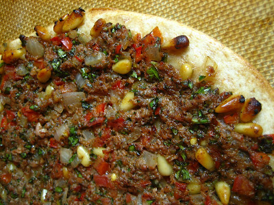 Syrian Lamb Pizza | Cate's World Kitchen