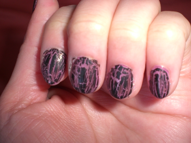 Azn Leo Beauty Blog: OPI Black Shatter & Teenage Dream