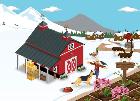 Barn Buddy Guru: Barn Buddy Winter Wonderland and Snowy Farm Backgrounds