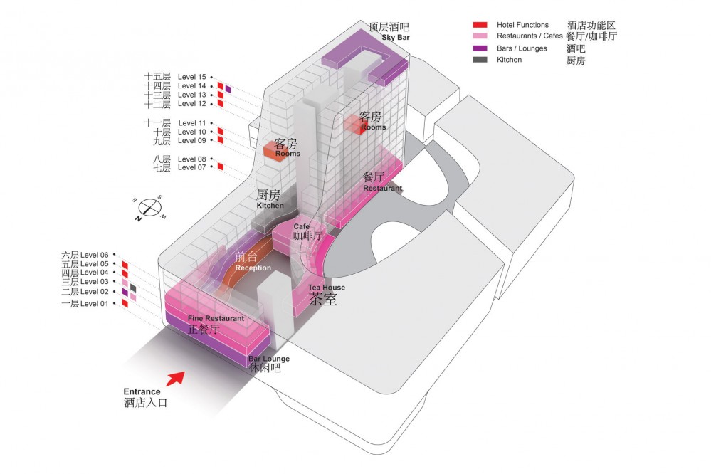 South West Hotel Competition proposal / Henn Architects