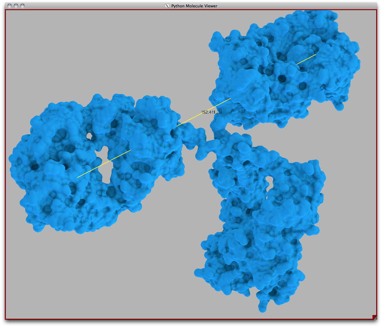 Python Molecular Viewer: Measure Distance in PMV