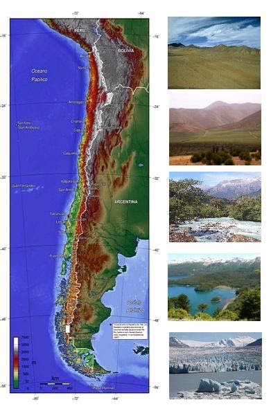 Zonas geograficas de Chile