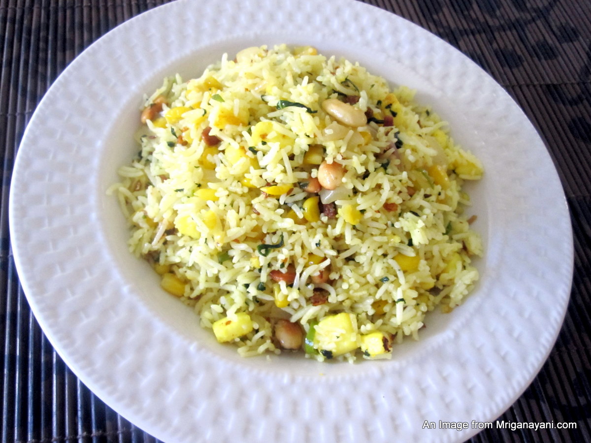 Love & Lentil: Sweet Corn, Fresh Mint and Paneer Fried Rice