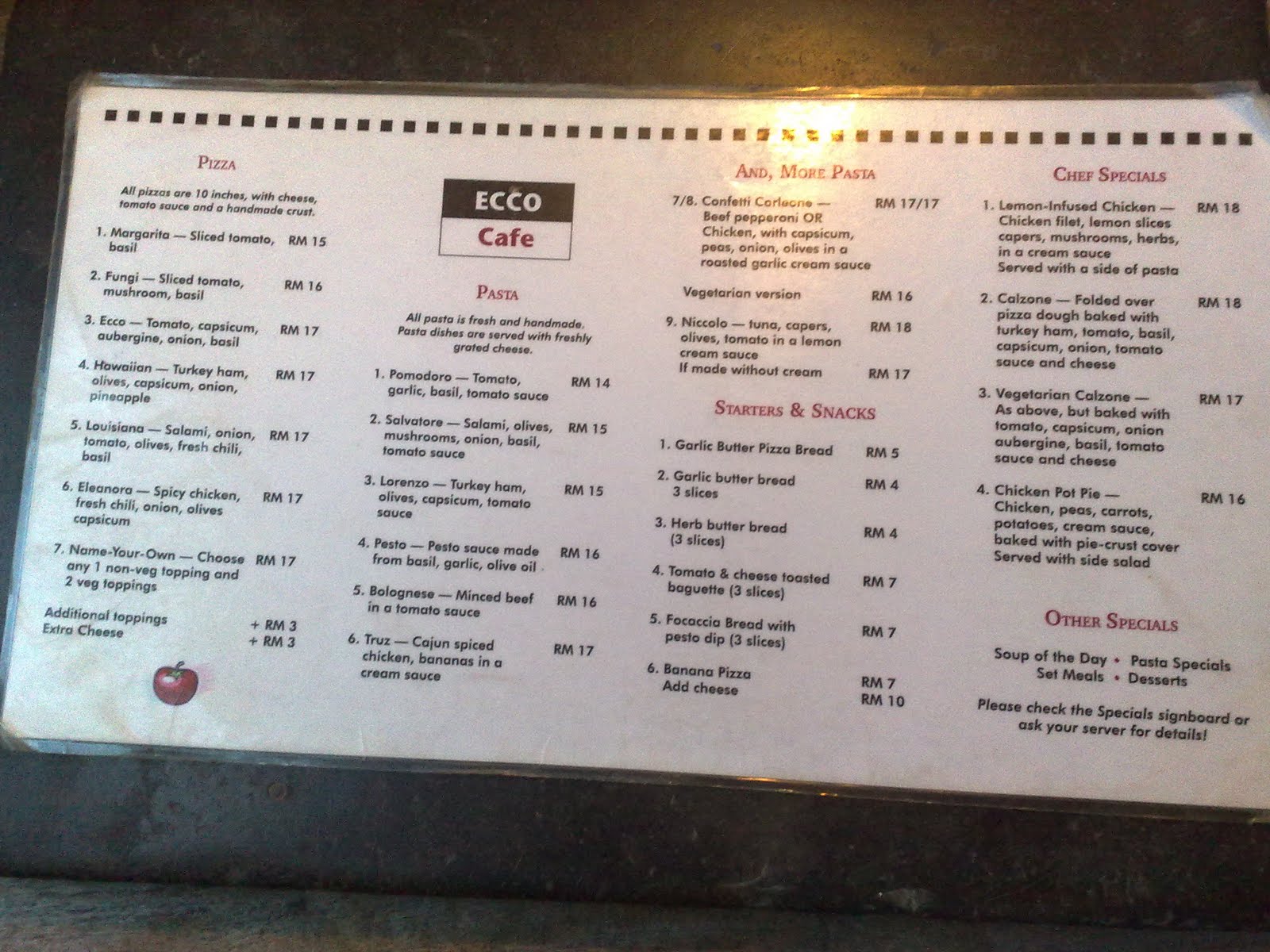 It's About Food!!: Ecco Cafe at Chulia Street