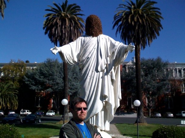 holy heteroclite:: Jesus face covered with bees