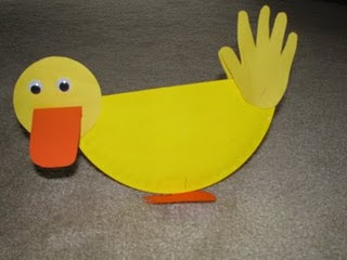 See what we did today: Paper Plate Duck