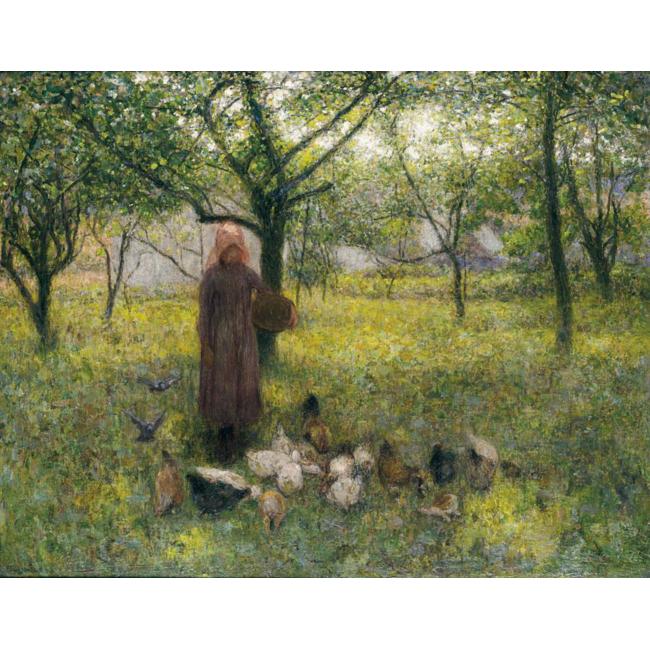 British Art: Edward Stott - In the Orchard