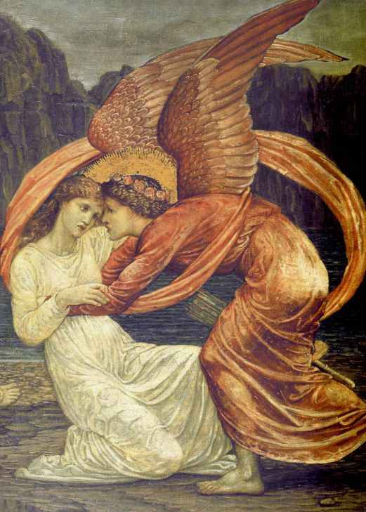 Pre Raphaelite Influenced Art: Edward Burne-Jones - Cupid and Psyche frieze