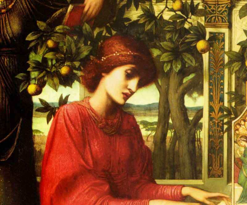 Pre Raphaelite Art: John Melhuish Strudwick - Summer Songs