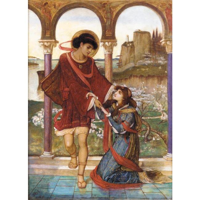 Pre Raphaelite Influenced Art: John Melhuish Strudwick - The Annunciation Pre Raphaelite Influenced Art: John Melhuish Strudwick - The Annunciation