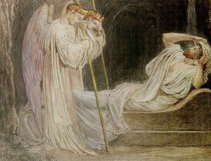 Pre Raphaelite Art: William Bell Scott - The Resurrection