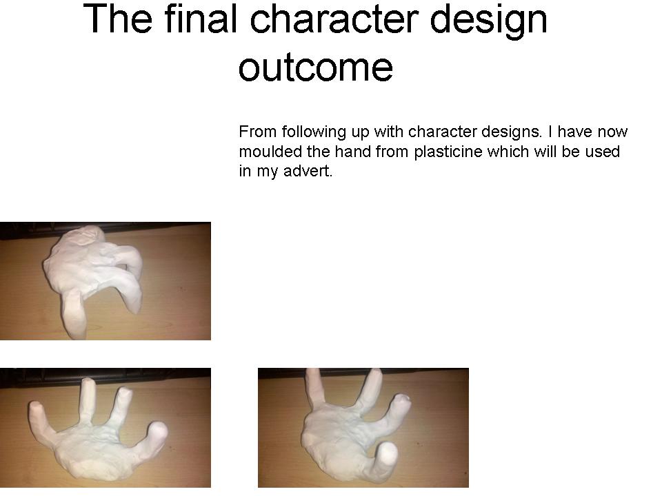 Dean Ahern: stop motion advert project