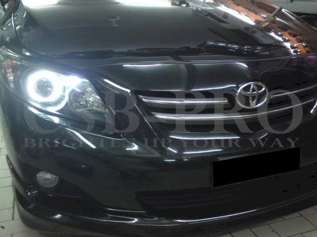 CSB-PRO AUTOLIGHT TRADING: TOYOTA ALTIS 08 WITH 3" PROJECTOR