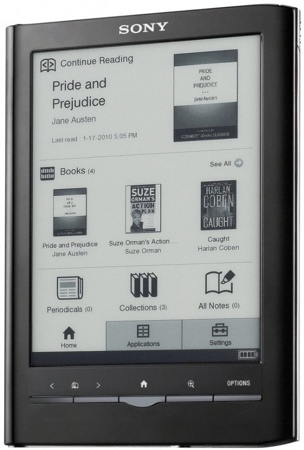 Naufragando por la Red: Sony PRS-650: ¡A leer se ha dicho!
