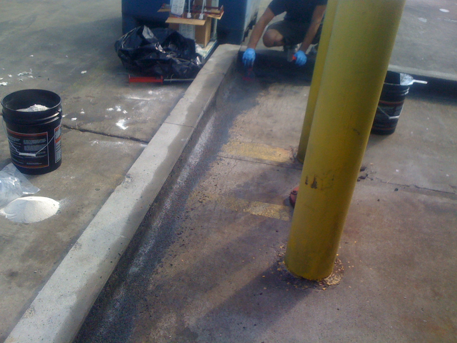 Maintenance Solutions: secondary containment curb SEALING