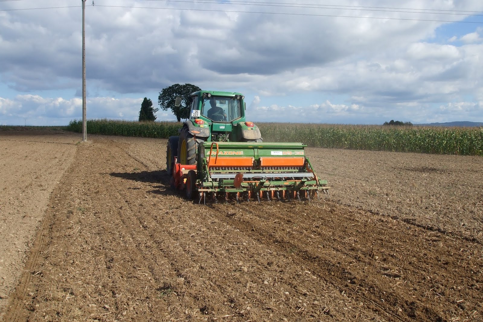 La ferme du grand pré: Semis du Colza